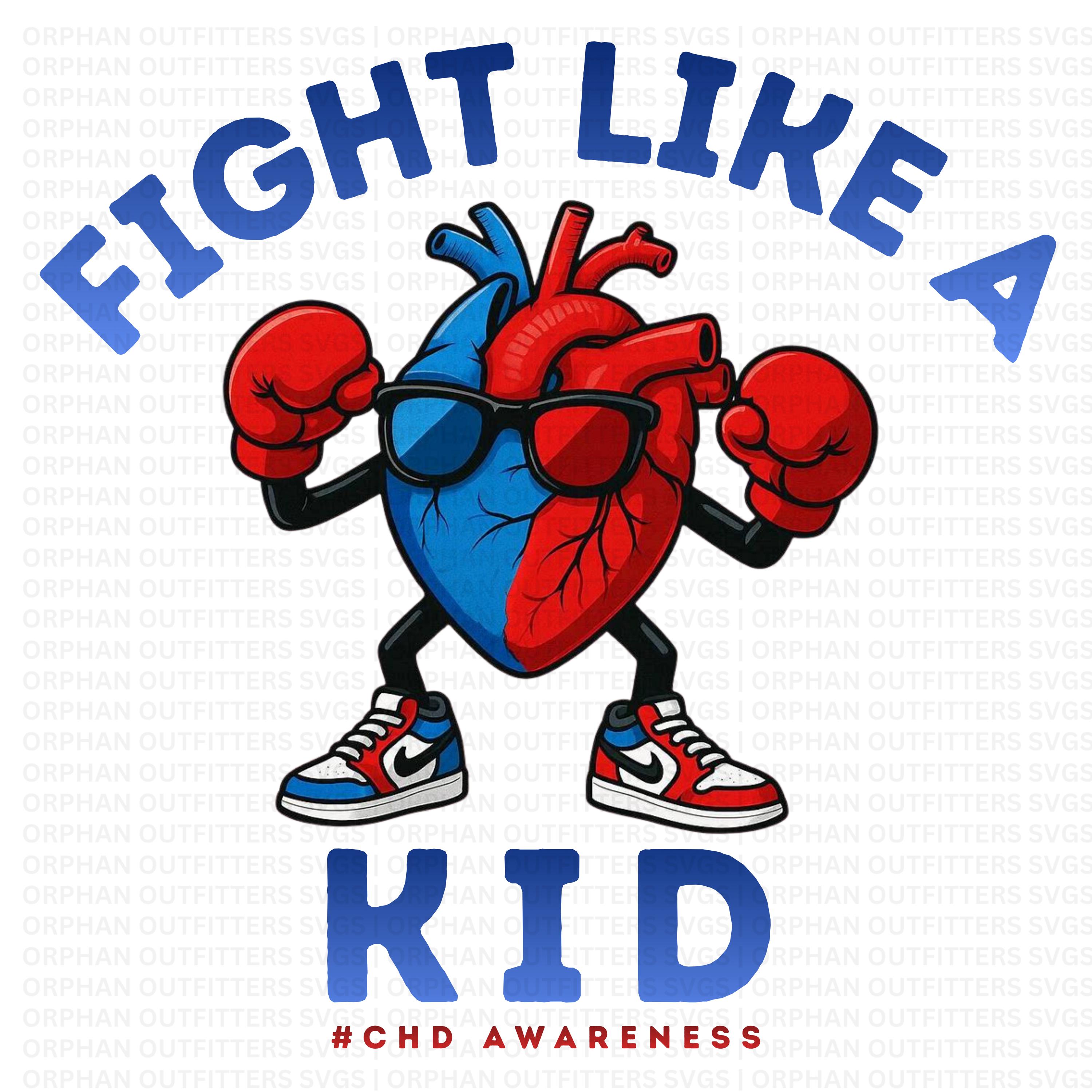 CHD Awareness PNG, Fight Like A Kid Shirt Design, National Heart Month ...