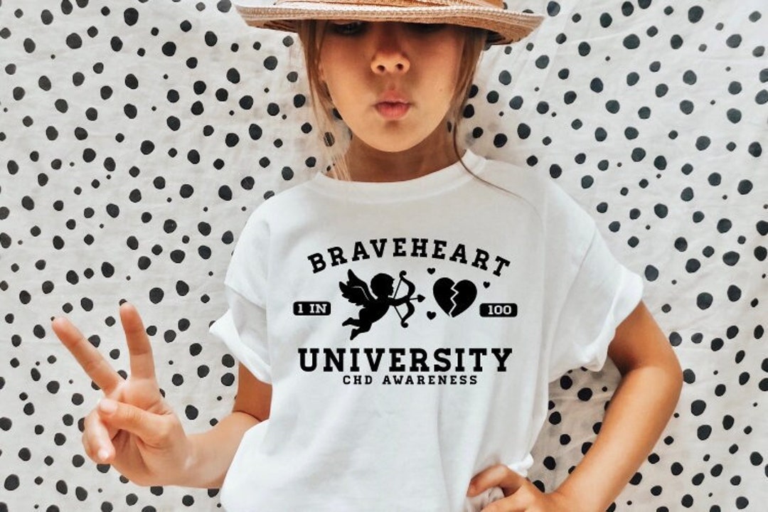 Braveheart University SVG, Congenital Heart Defect Disease Svg, CHD Svg ...