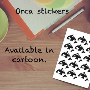 Orca Sticker Sheet/ Identification Help / Cartoon Whale/ Realistic Whales/ Killer Whale - Etsy