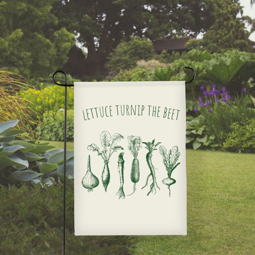 Garden Pun Flag Funnyyard Flag - Etsy