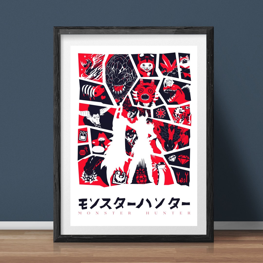 Monster Hunter Universe - Prints A4 - A3 - A2 - A1 - Wall Art - Etsy