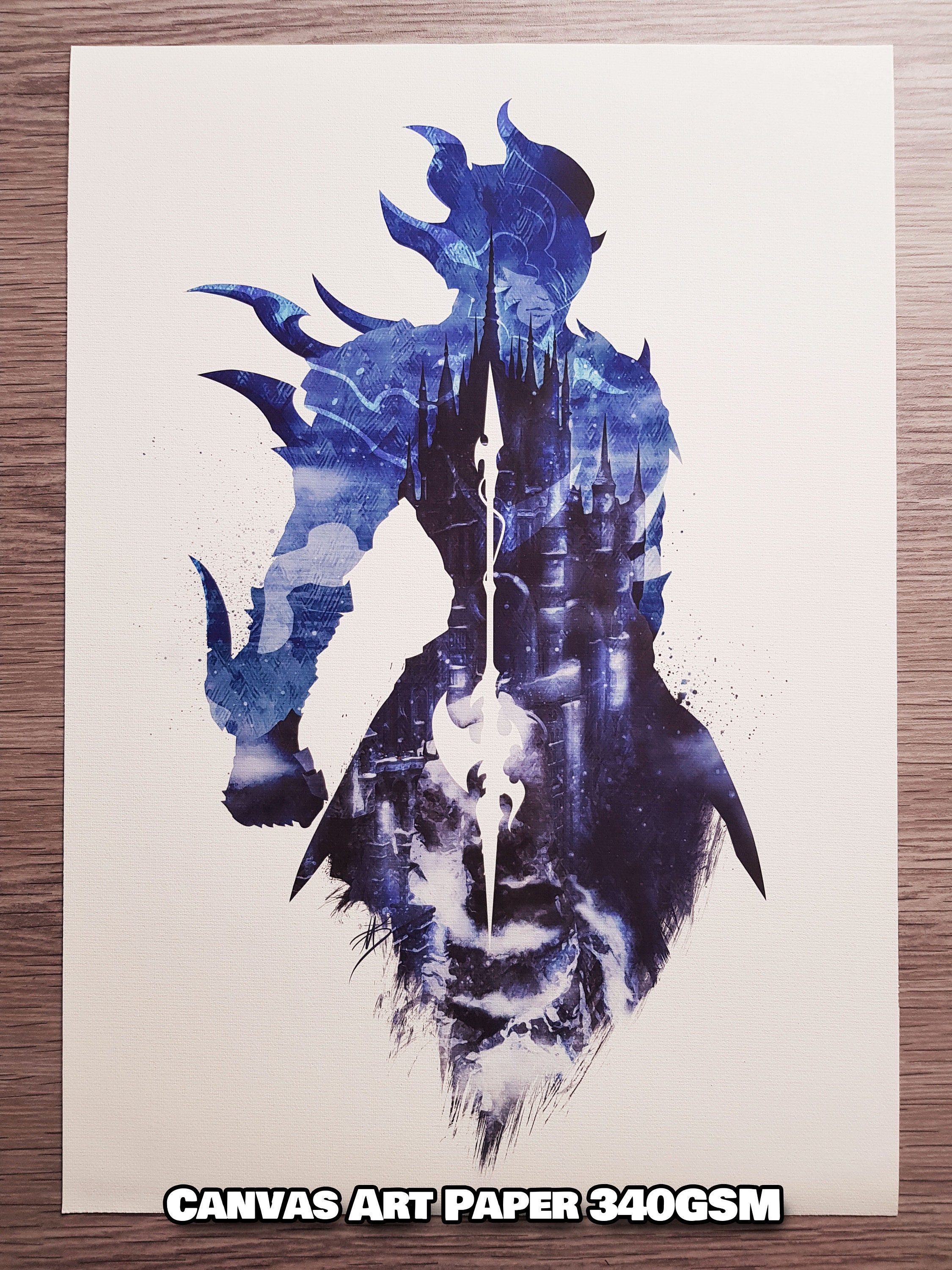 Estinien Wyrmblood FFXIV Poster Prints A4/A3 Canvas Art - Etsy