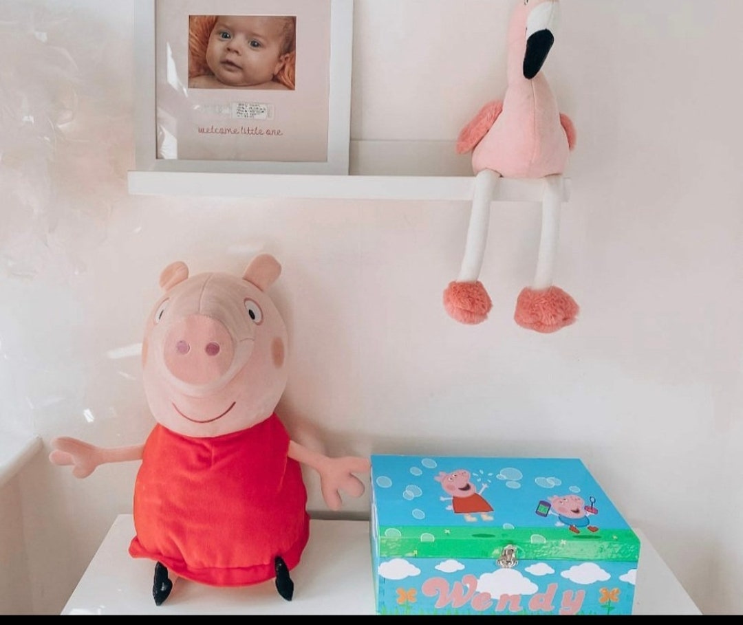 Peppa Pig Theme Memory Box/keepsake Box - Etsy