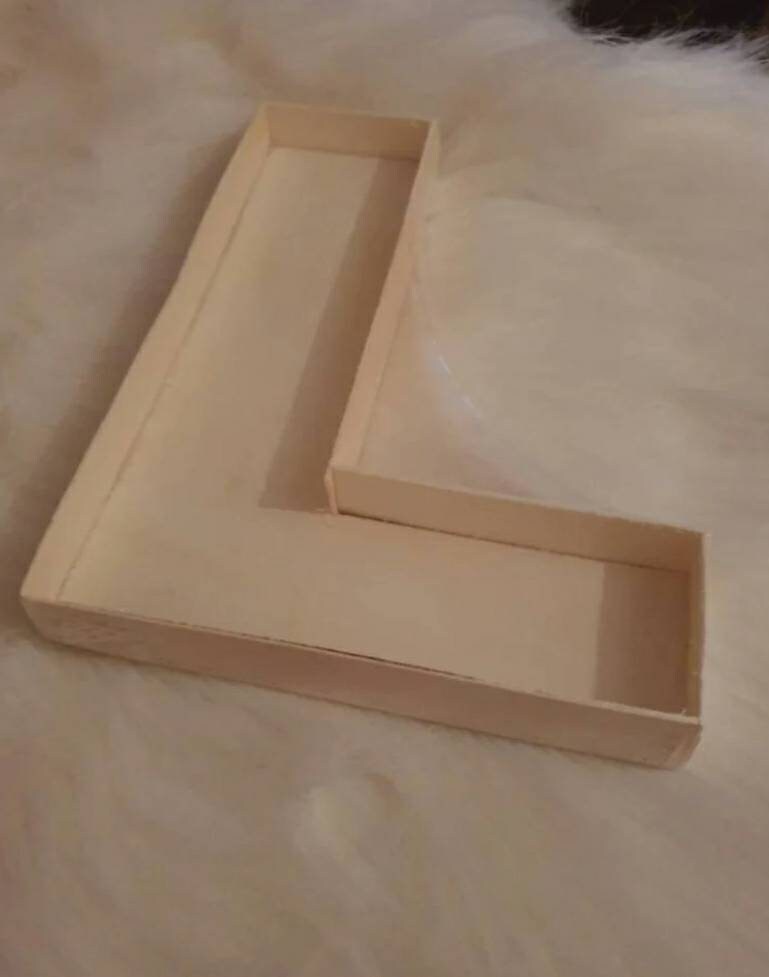 20cm Wooden Fillable Letters - Etsy