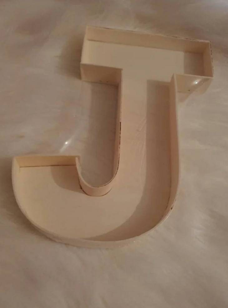 20cm Wooden Fillable Letters - Etsy UK