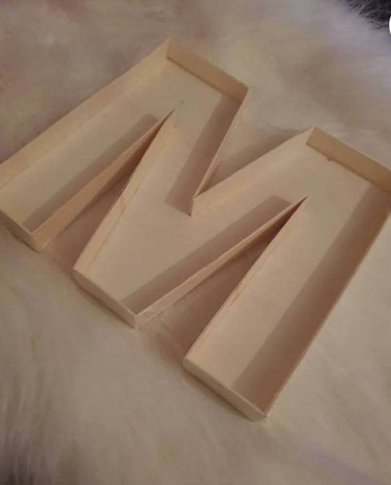20cm Wooden Fillable Letters - Etsy