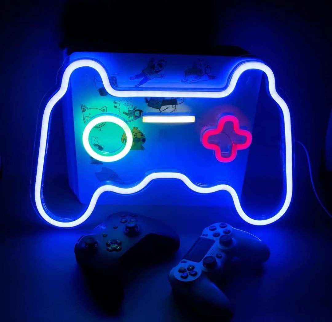 New Gamer Neon Sign LED Game Control Lamp - Etsy Australia