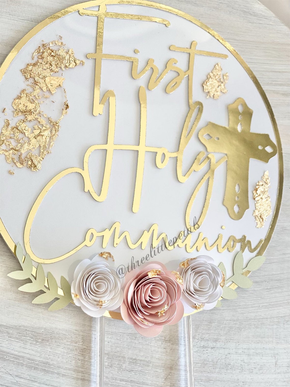 First Holy Communion Cake Topper/ Cake Topper / First Communion / Holy ...