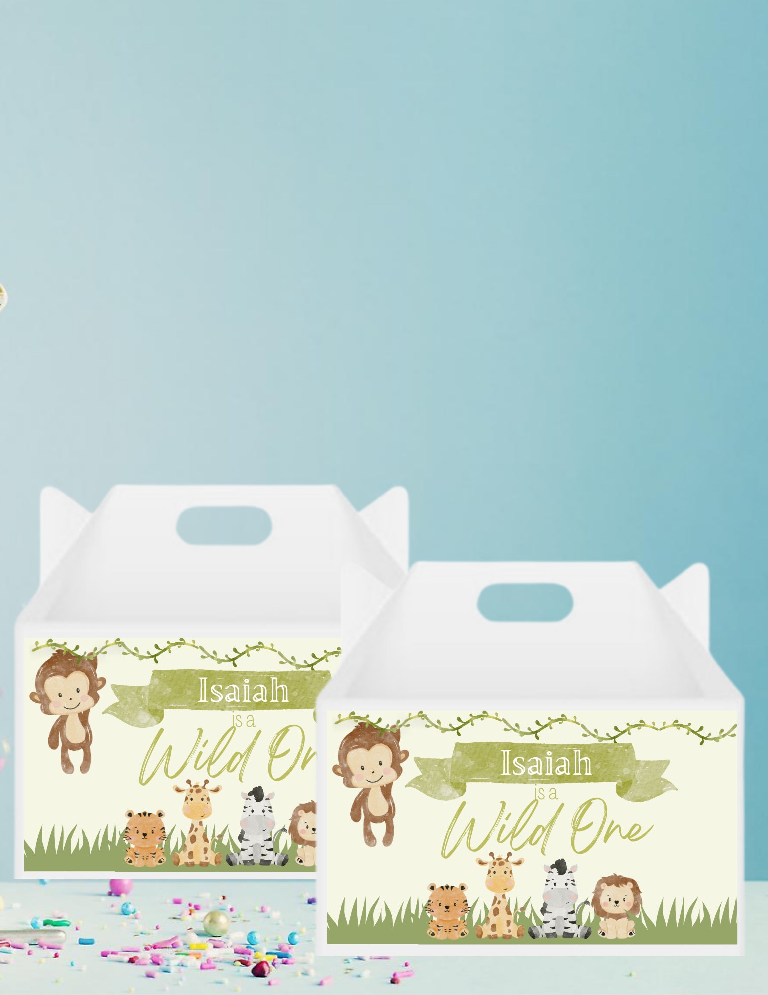 Wild One Printable Editable Bundle Pack Wild One Birthday First ...