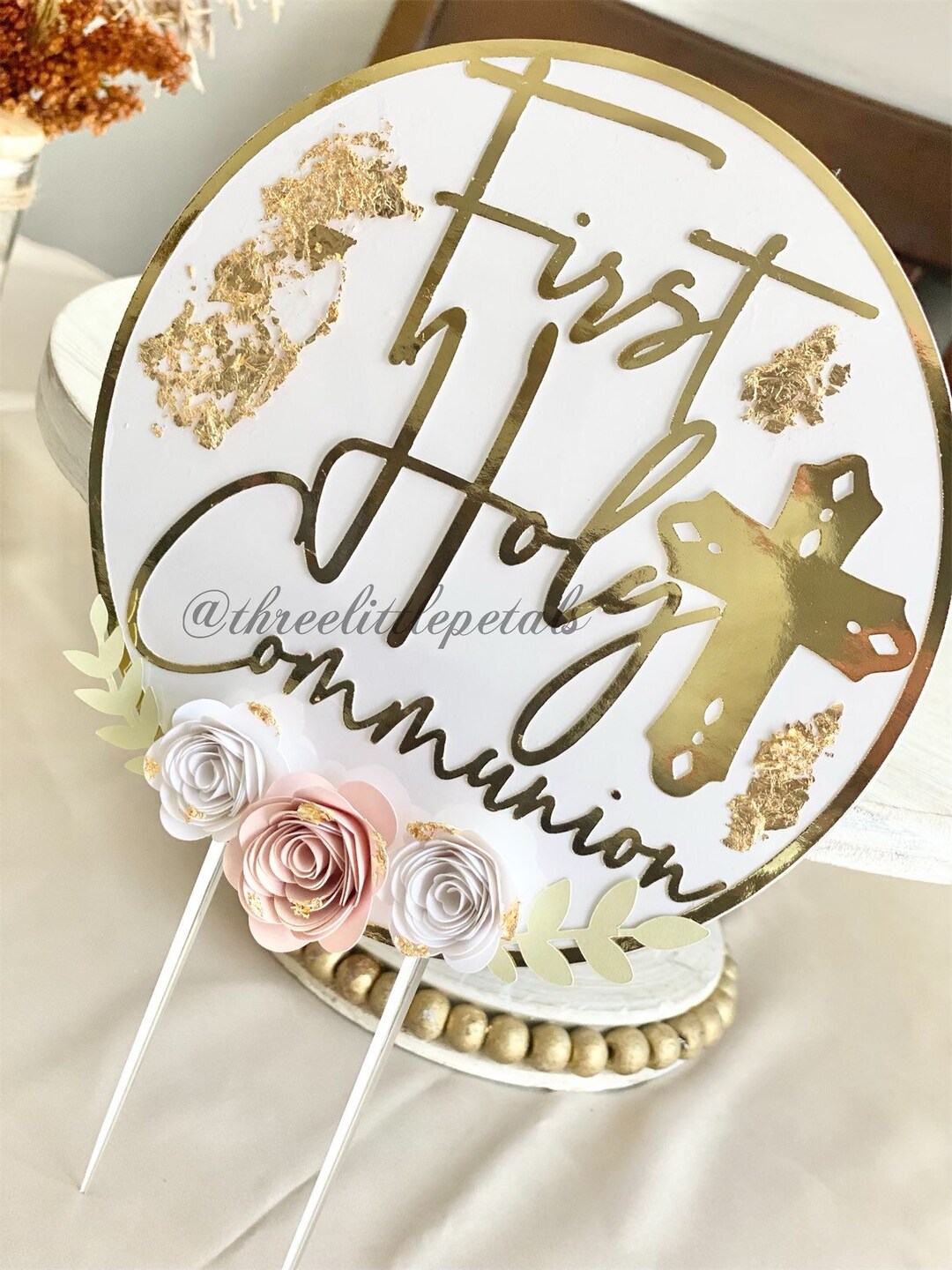 First Holy Communion Cake Topper/ Cake Topper / First Communion / Holy ...
