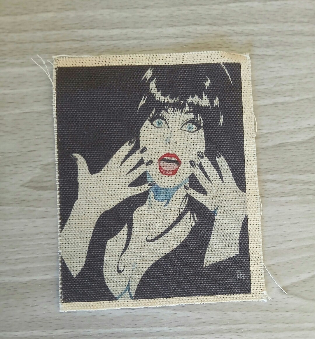 Elvira Cassandra Peterson Patch Sew on Badge Sexy Goth Red Lips Approx 4 X 5 - Etsy