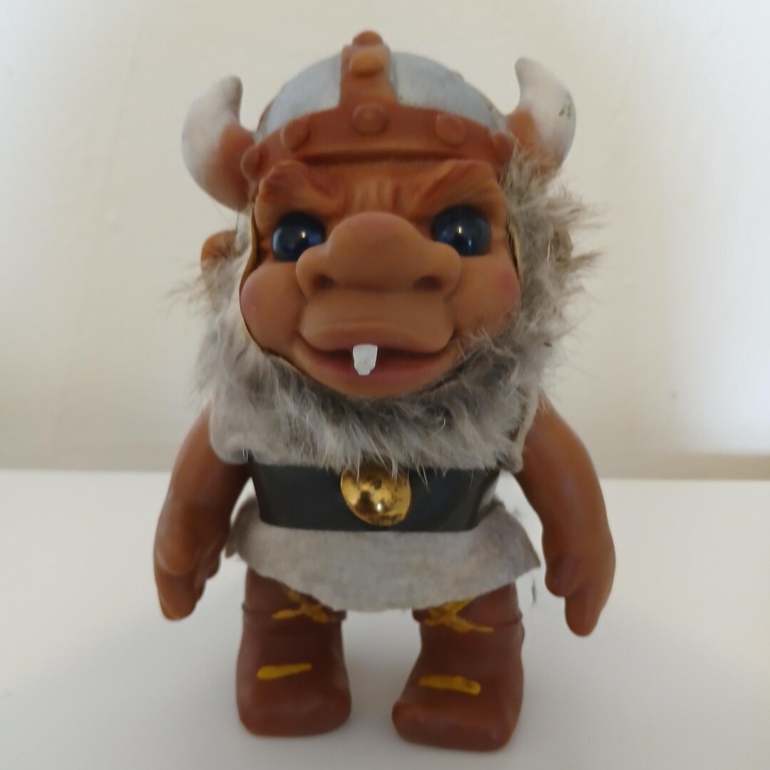 John Nissen Blue Eyed Viking Troll Denmark, Small Vintage Boy Troll ...