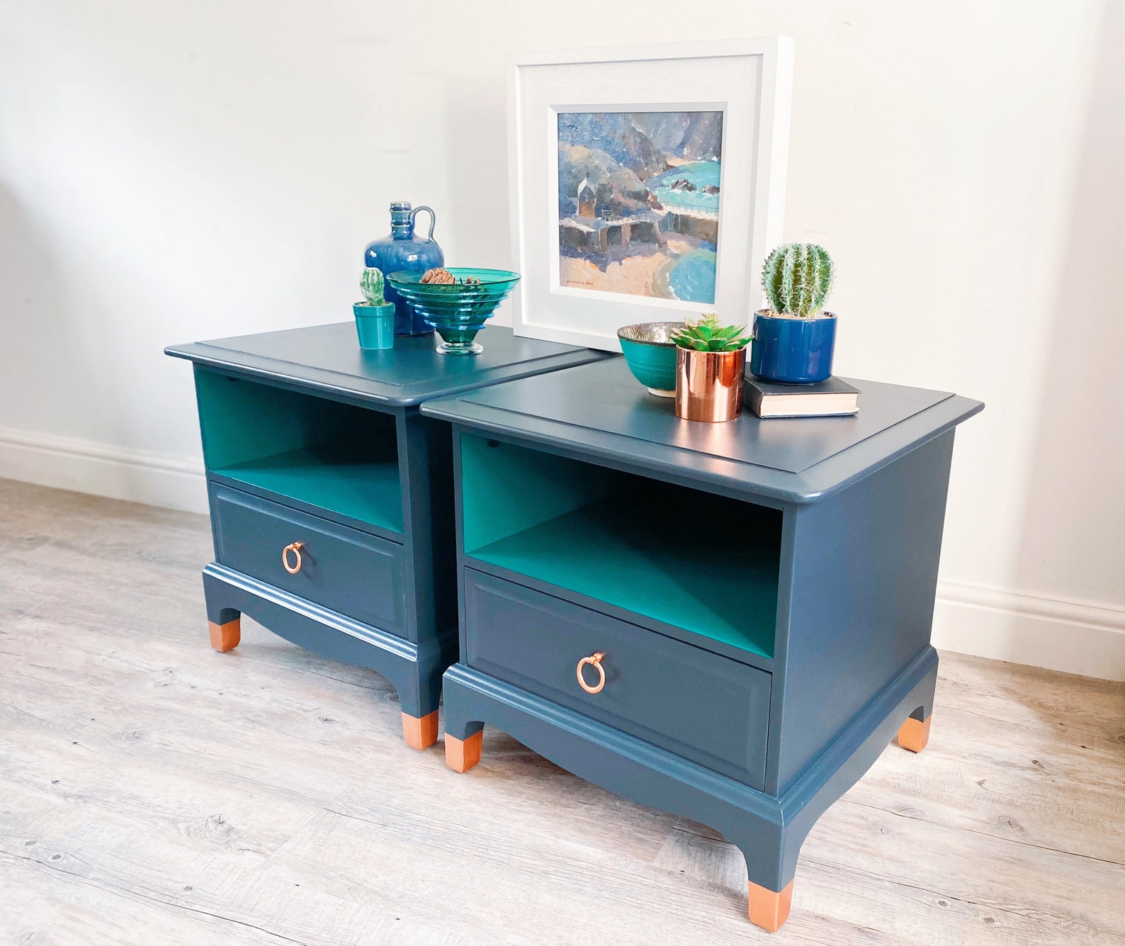 Pair of Stag Minstrel Bedside Cabinets Mid-century Modern Ash - Etsy