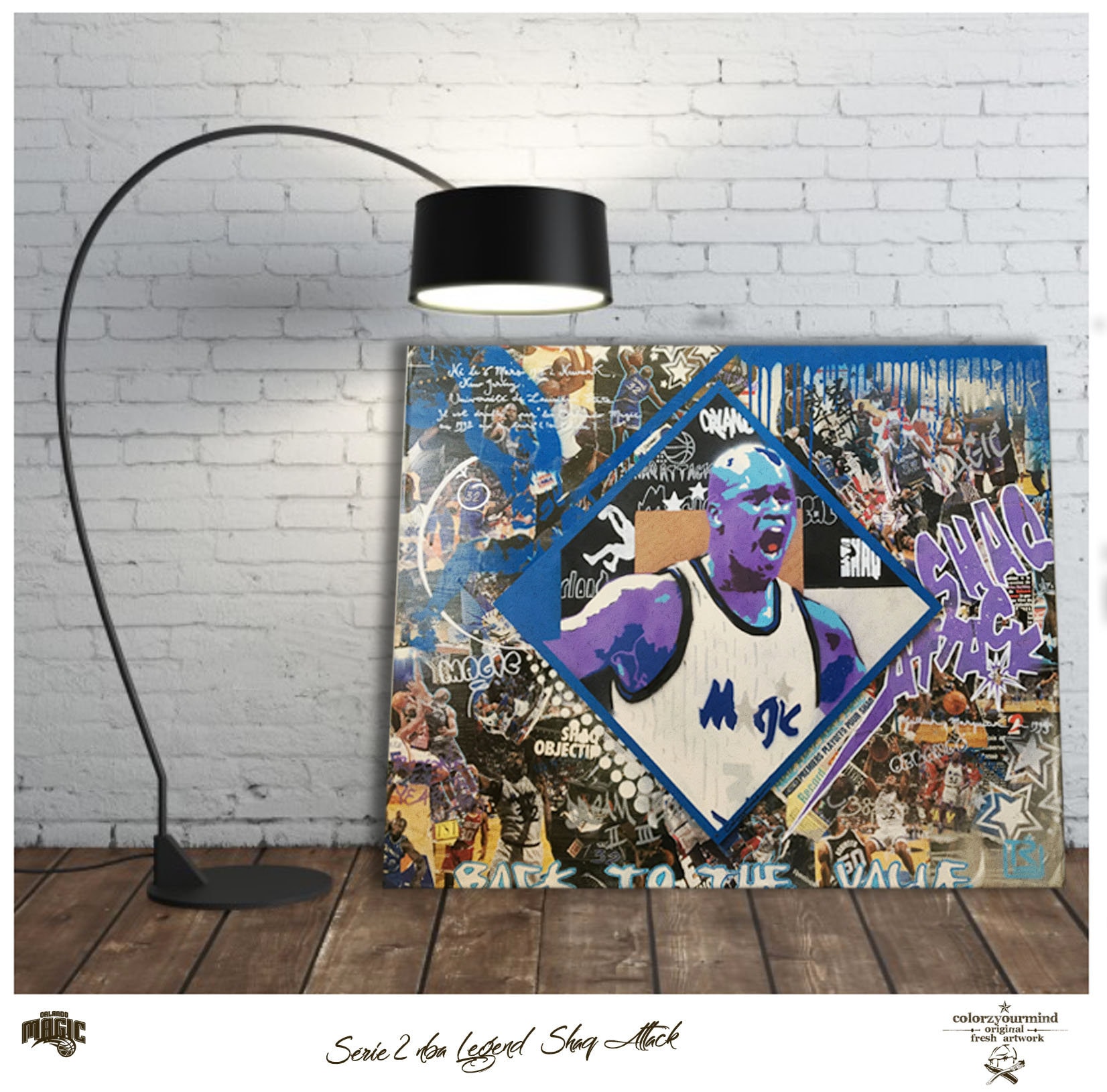 Canvas Shaquille O'neal, NBA Série 2 "i Love This Game", Art Work - Etsy