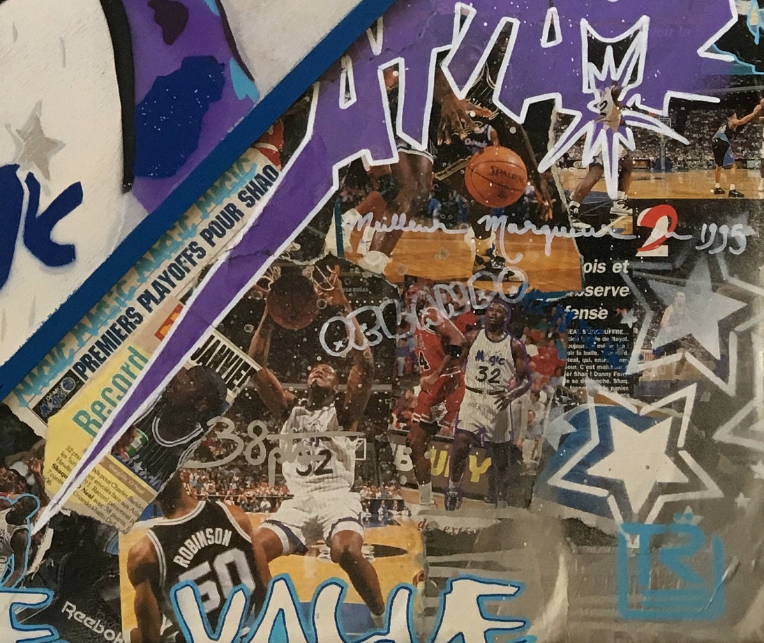 Canvas Shaquille O'neal, NBA Série 2 "i Love This Game", Art Work - Etsy