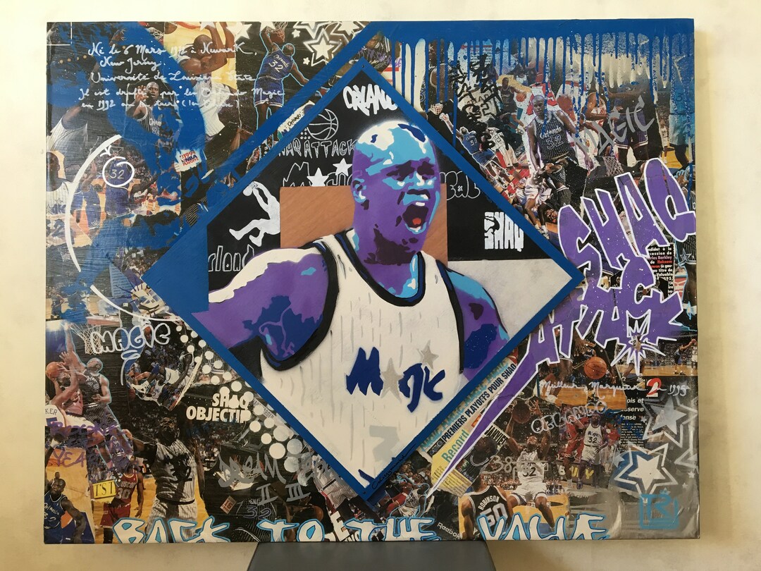 Canvas Shaquille O'neal, NBA Série 2 "i Love This Game", Art Work - Etsy
