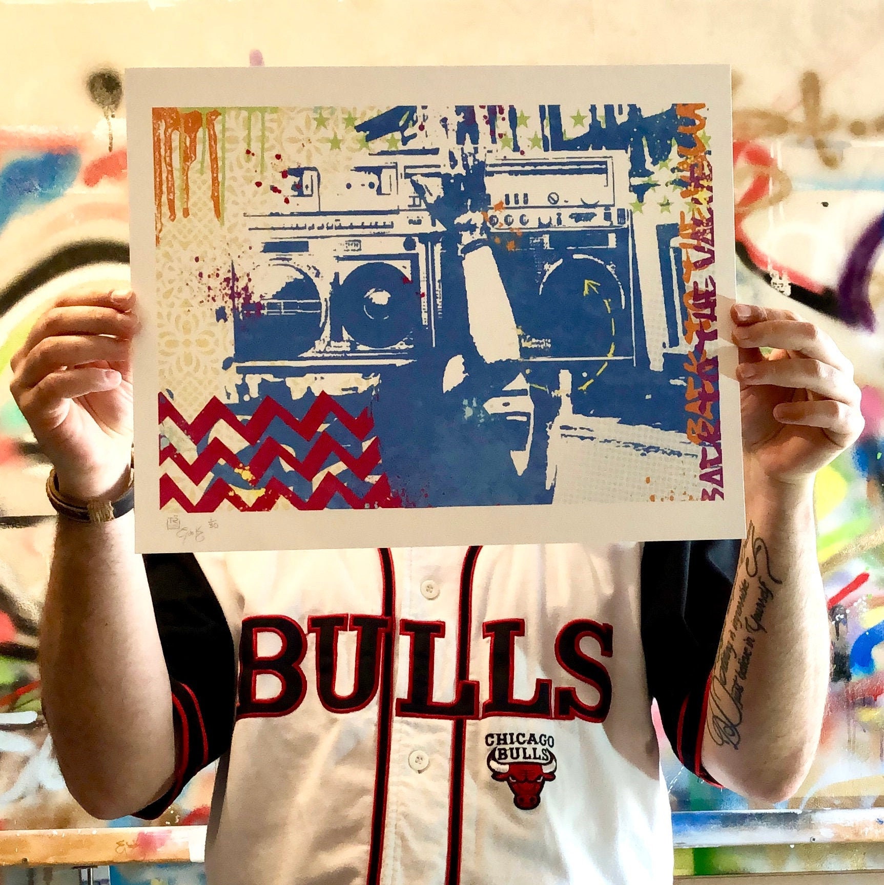 Serie Ghetto Blaster 6 on Art-paper 320gr - Etsy