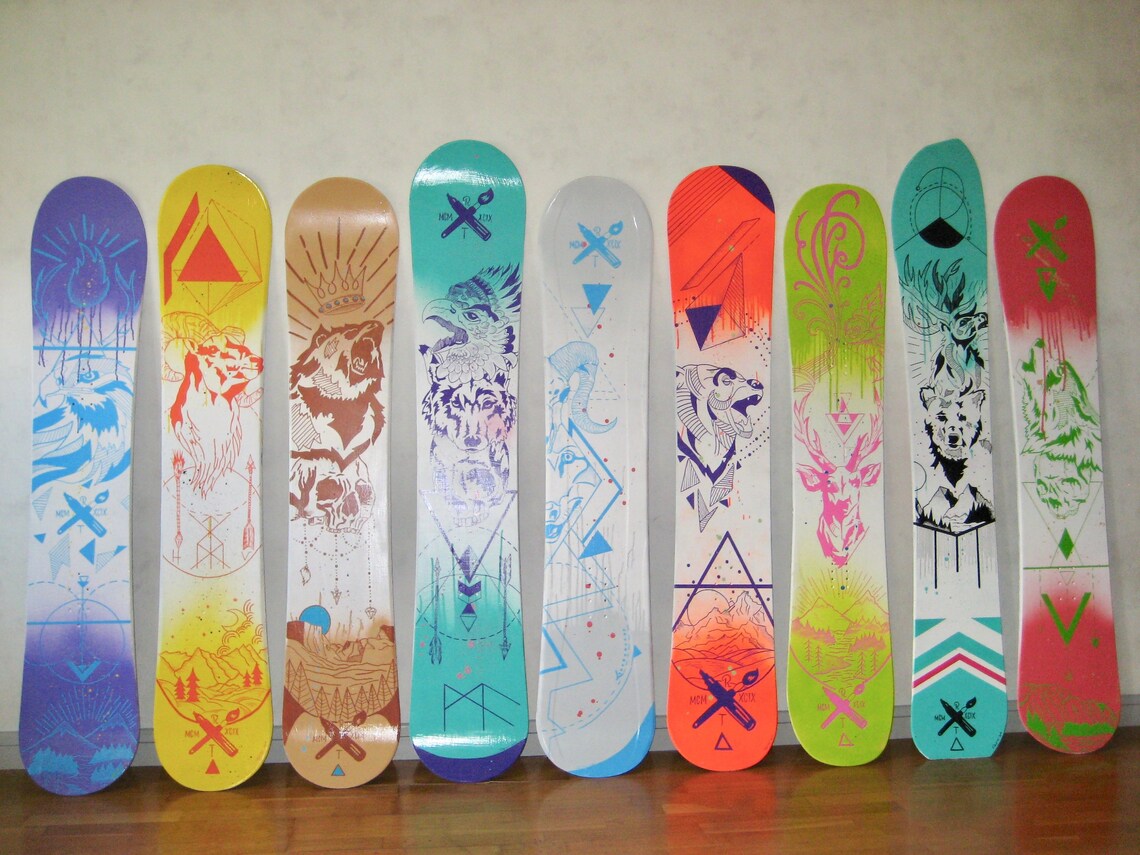 Custom Snowboard, Art Work - Etsy