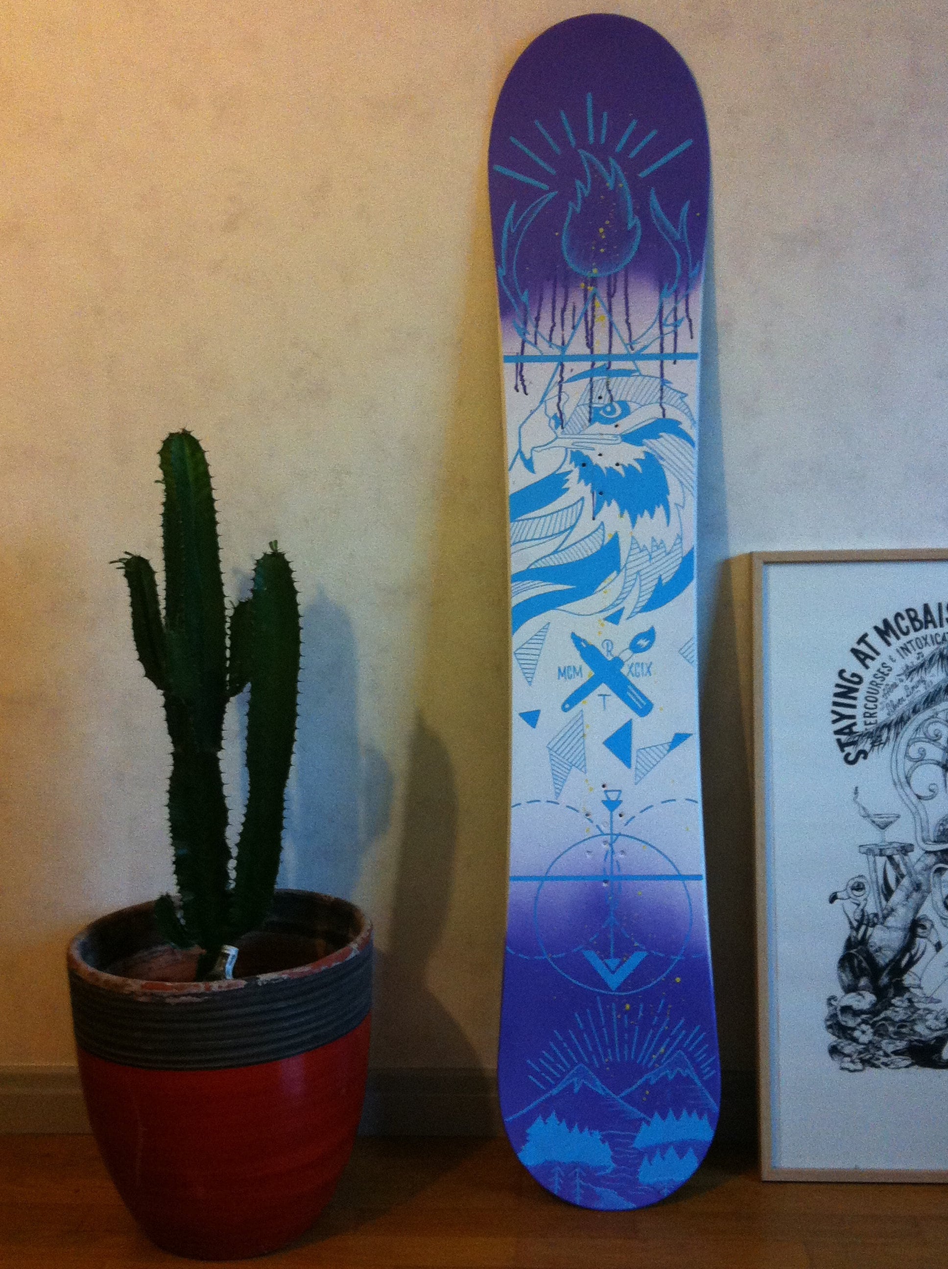 Custom Snowboard, Art Work - Etsy
