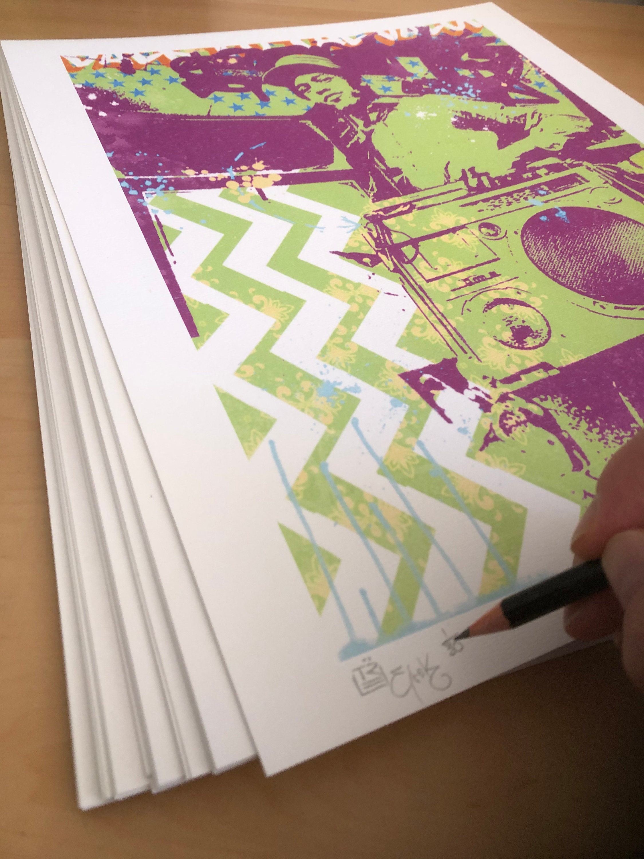 Serie " Ghetto Blaster " 1 on Art-paper 320gr , Hip-hop , Artistic Work ...