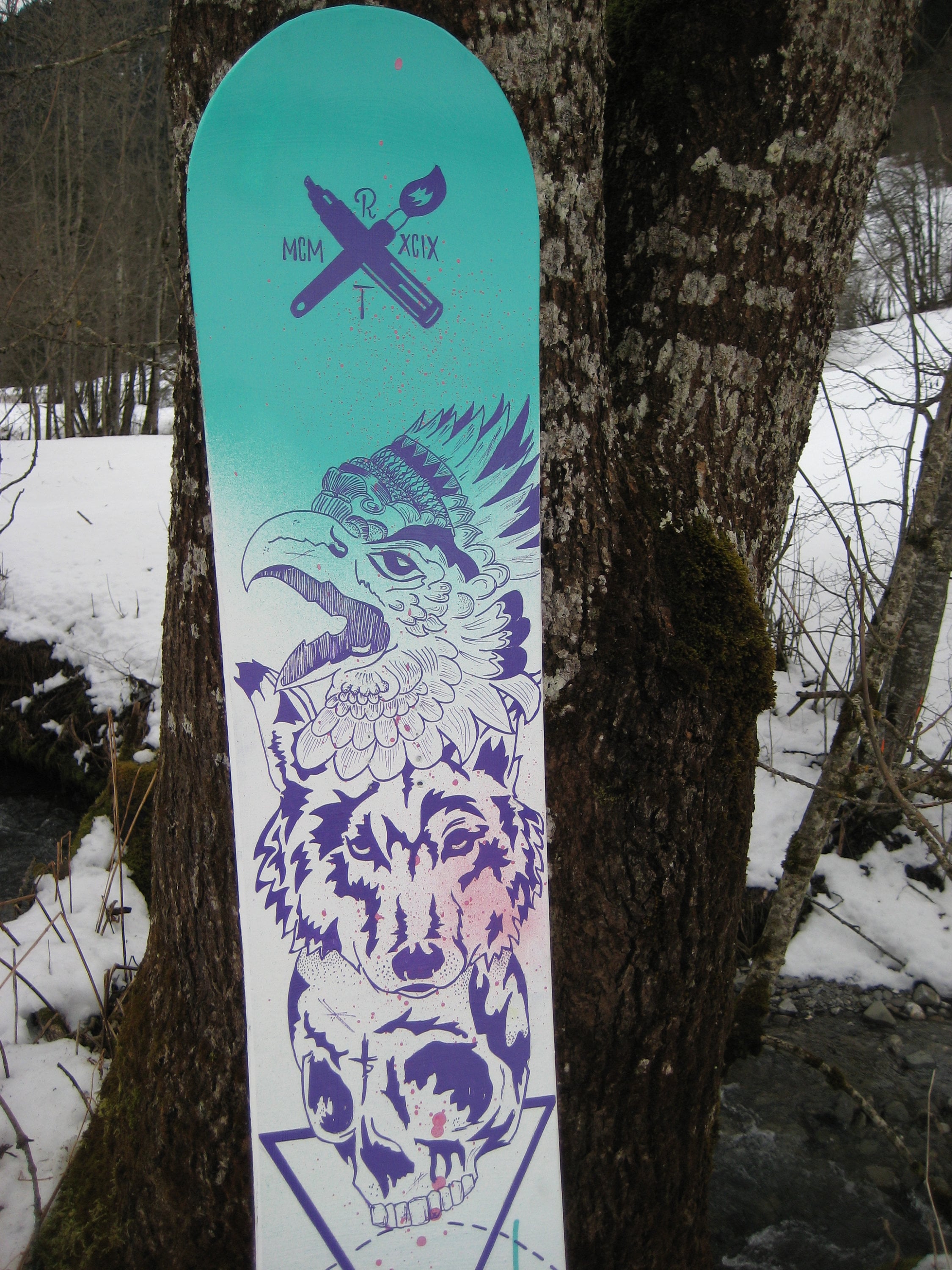 Custom Snowboard, Art Work - Etsy