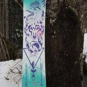 Custom Snowboard, Art Work - Etsy
