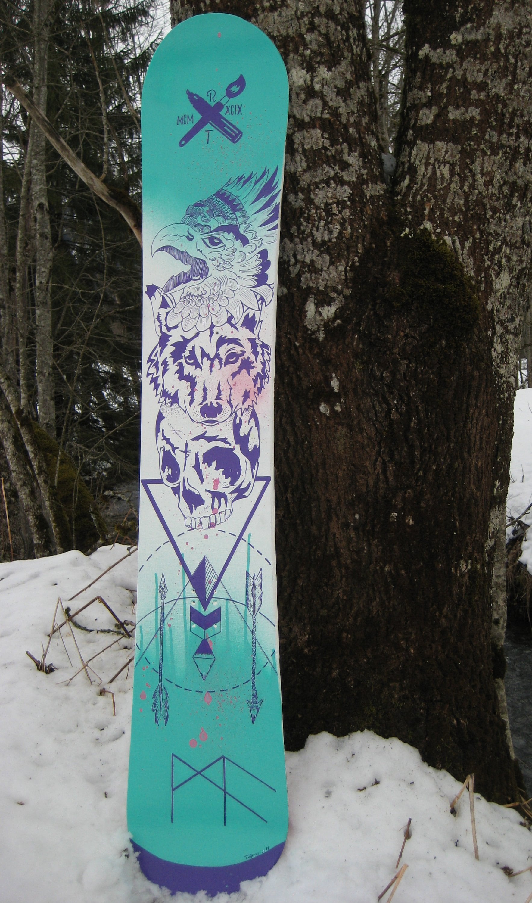 Custom Snowboard, Art Work - Etsy