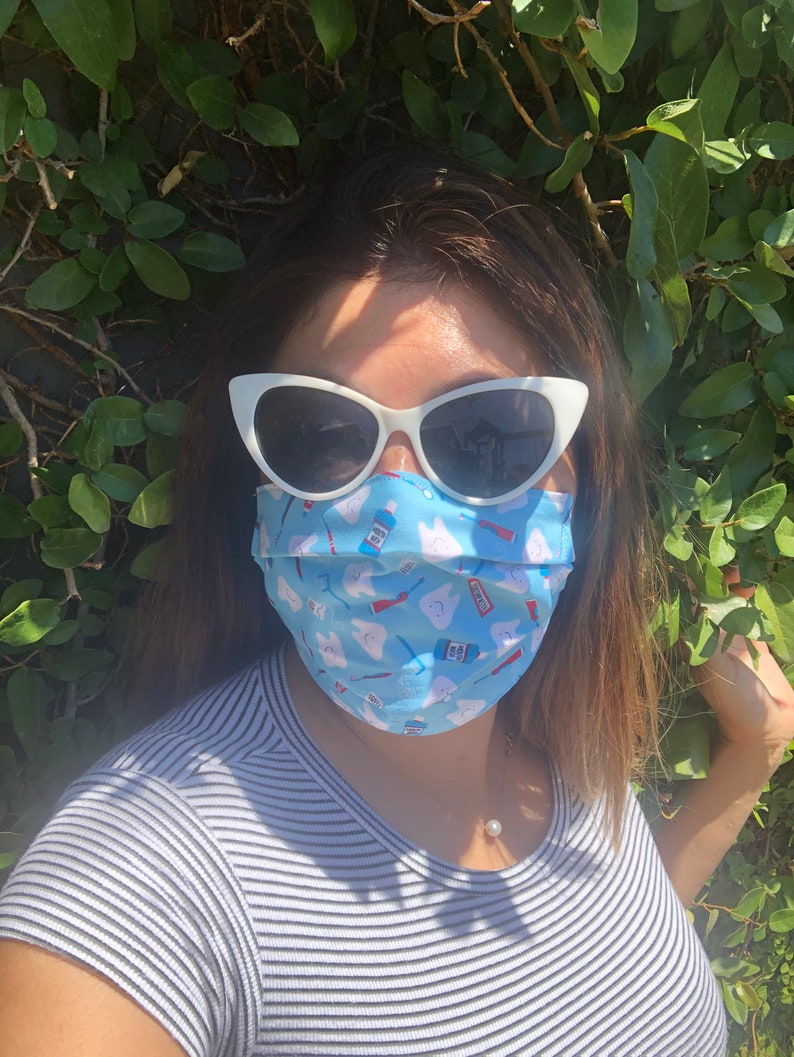 Dental Reusable Face Mask - Etsy
