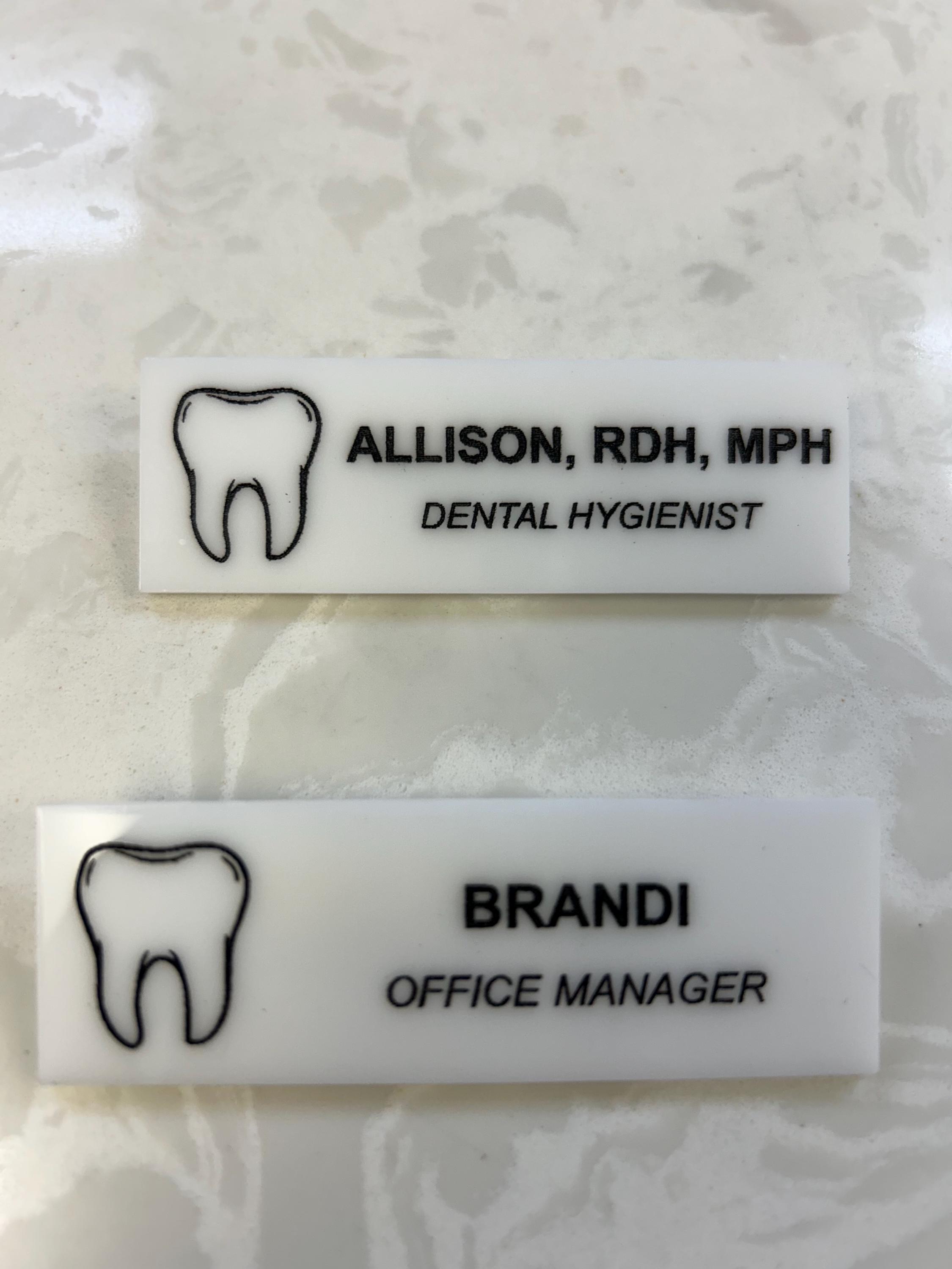 Dental Office Name Tags - Etsy