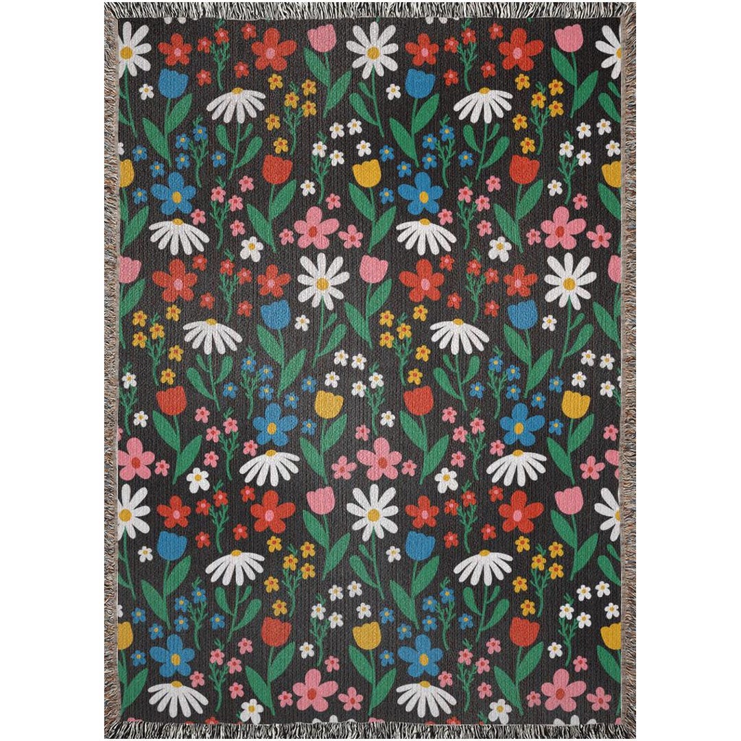Ahh Sweet Night Garden Woven Blankets - Etsy