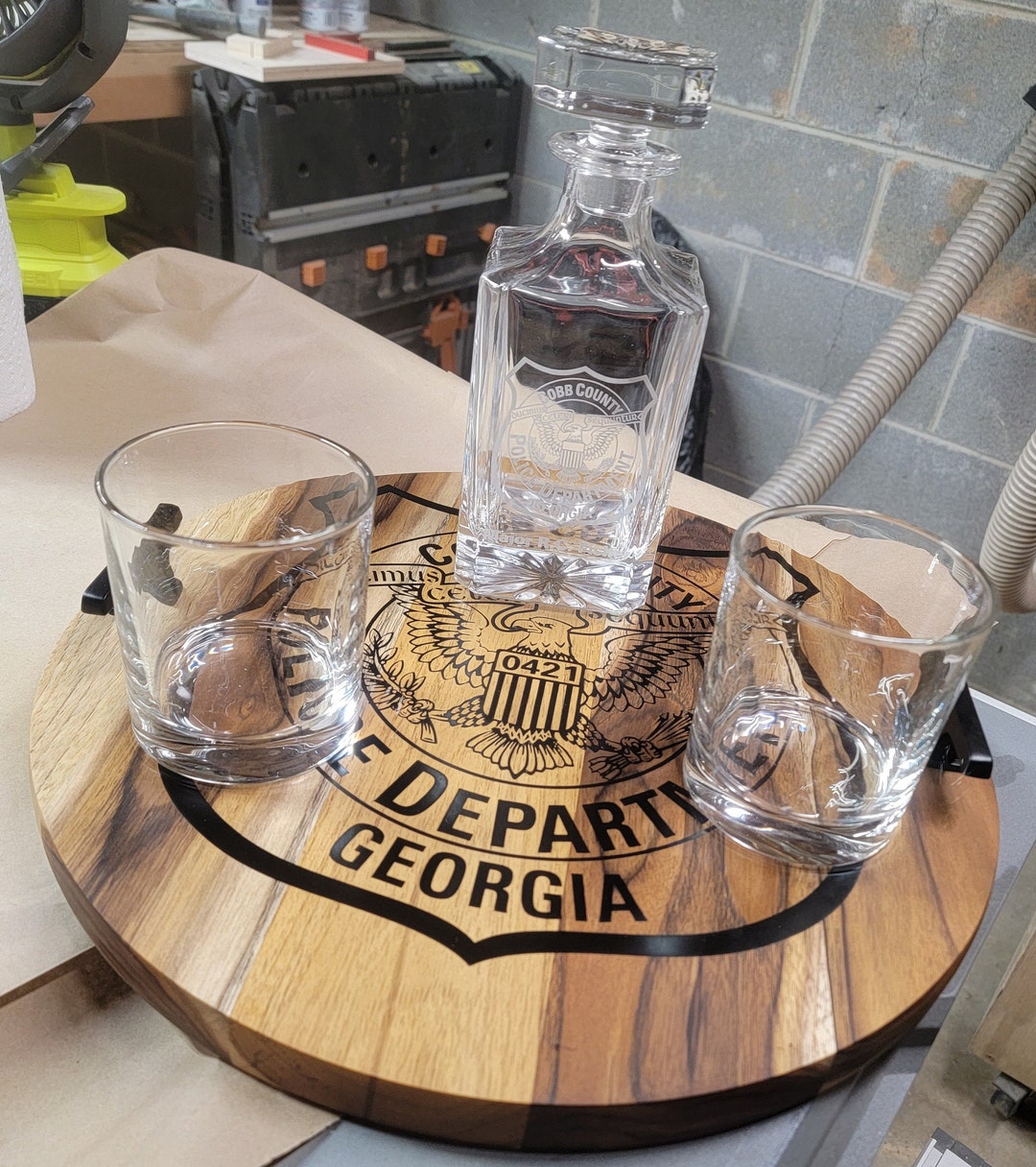 Custom Drink Tray / Decanter Tray - Etsy
