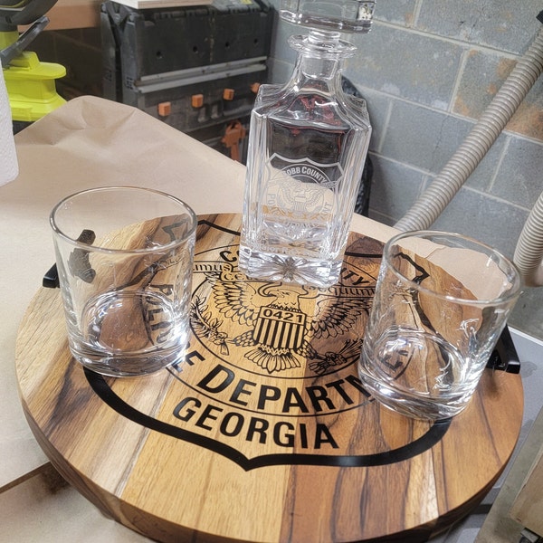 Decanter Tray - Etsy