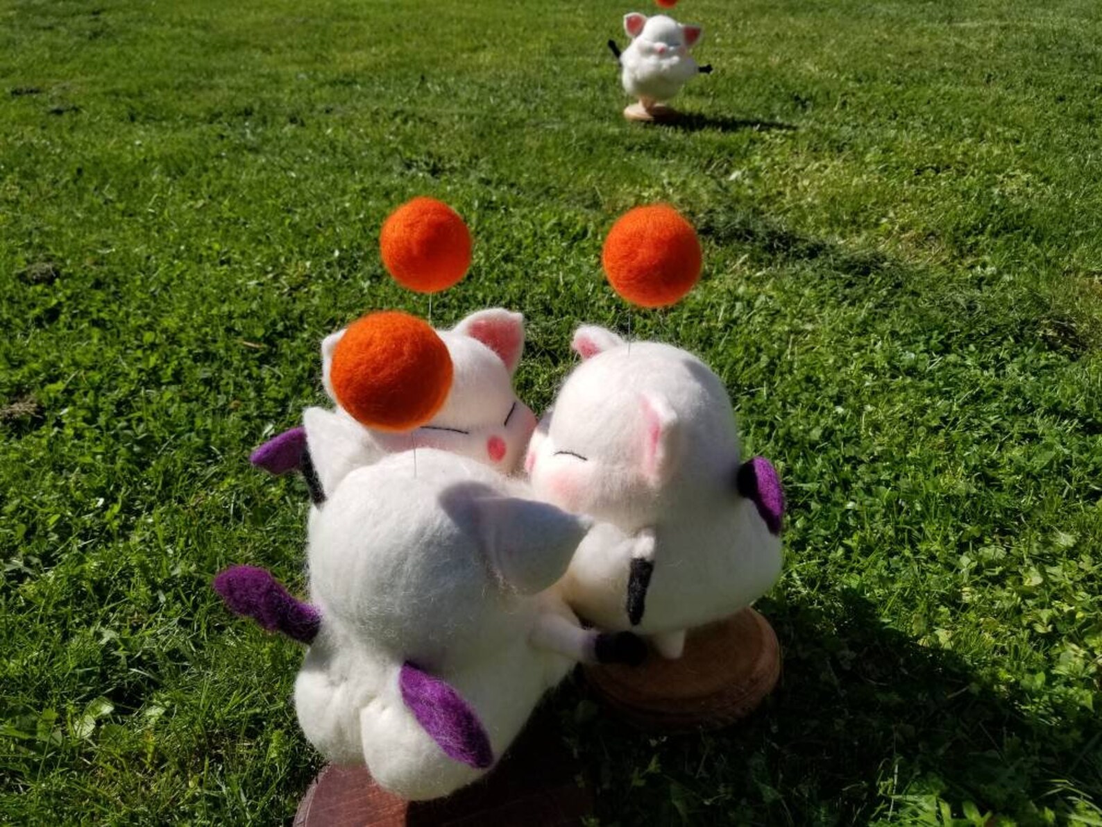 Moogle Final Fantasy Figure FF XIV Felt Felted Statue - Etsy