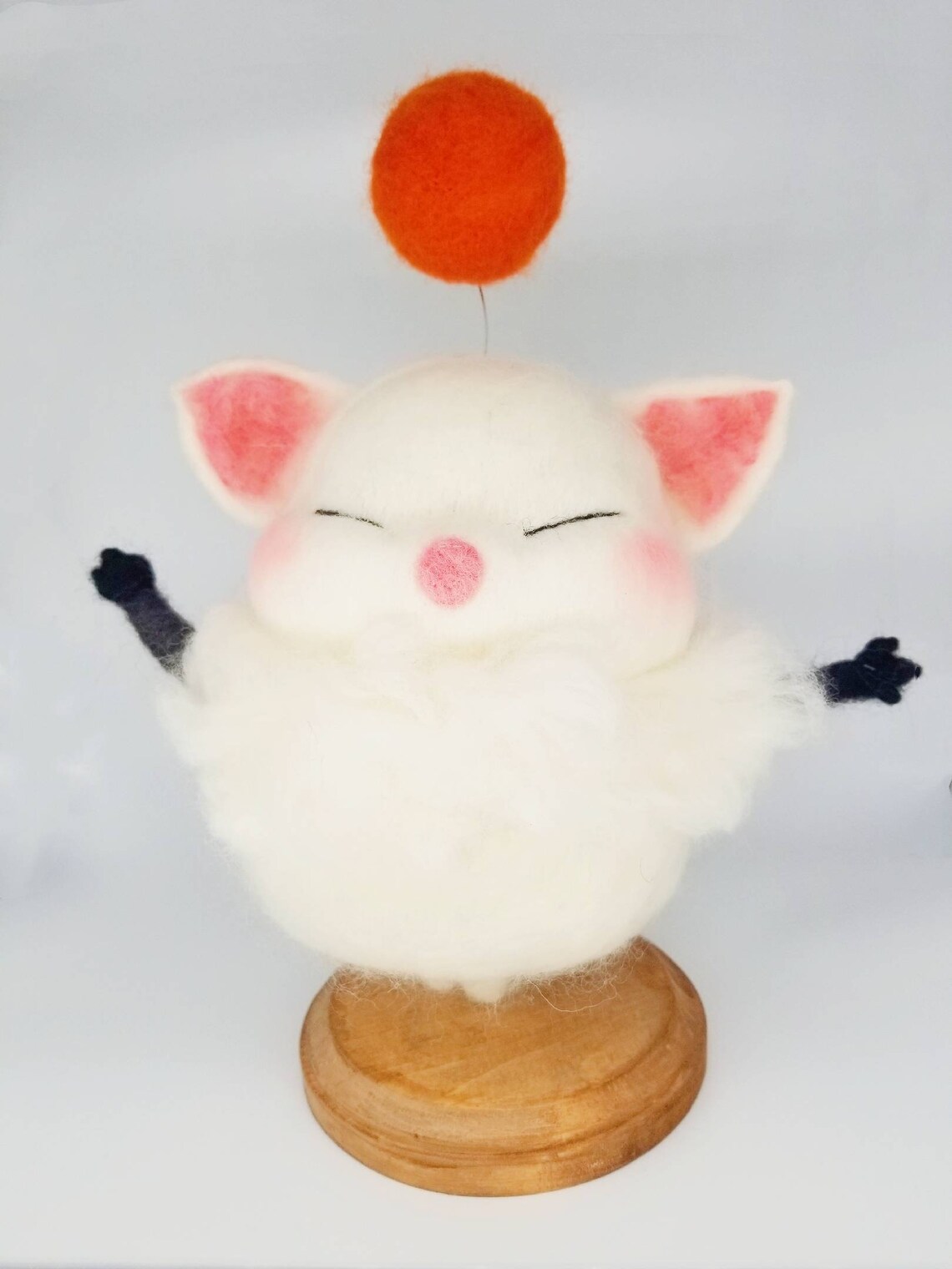 Moogle Final Fantasy Figure FF XIV Felt Felted Statue - Etsy