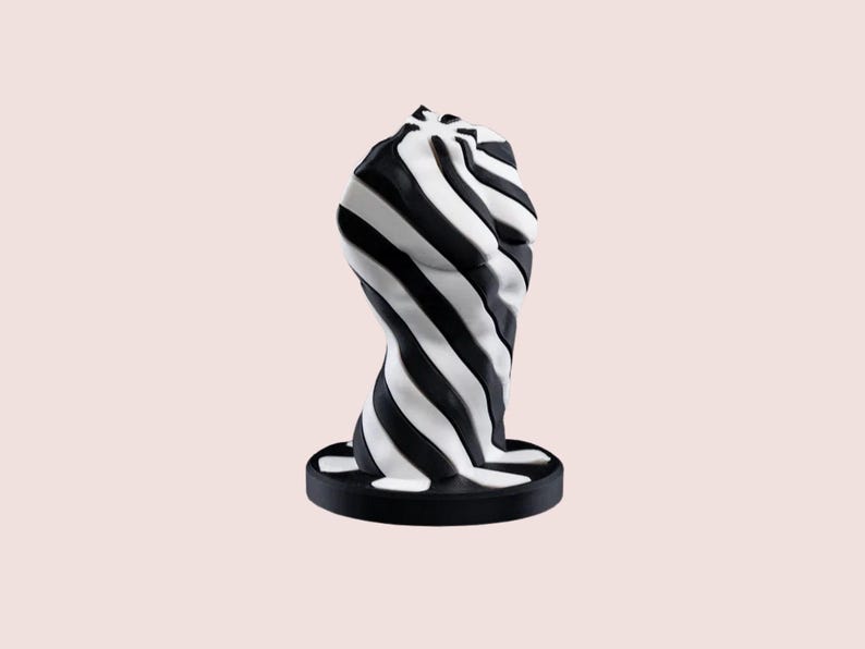 Dizzy Dude - 3D Printed Male Human Torso Body Statue Sculpture Figurine ...