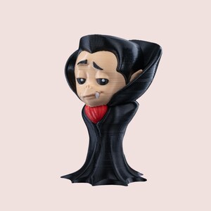 Mini Vampire Figurine - 3D Printed Dracula Desk Buddy Decor Toy ...