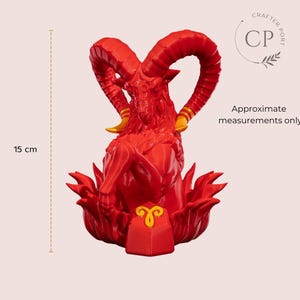 Custom Aries Zodiac Sign Statue - 3D Printed Astrology-inspired Home ...