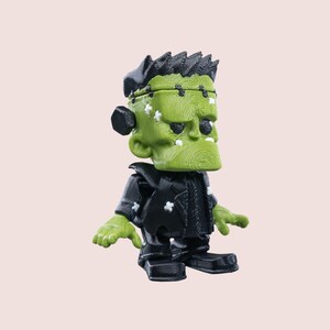 Mini Frankenstein Figurine - 3D Printed Frankie Desk Buddy Decor Toy ...