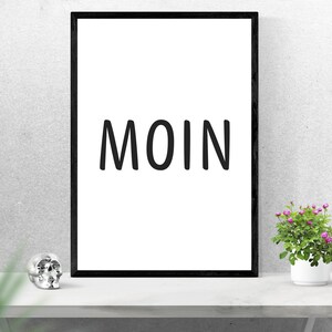 Poster: Moin Saying Picture Mural Photo Frame - Etsy