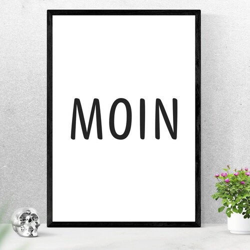 Poster: Moin Saying Picture Mural Photo Frame - Etsy