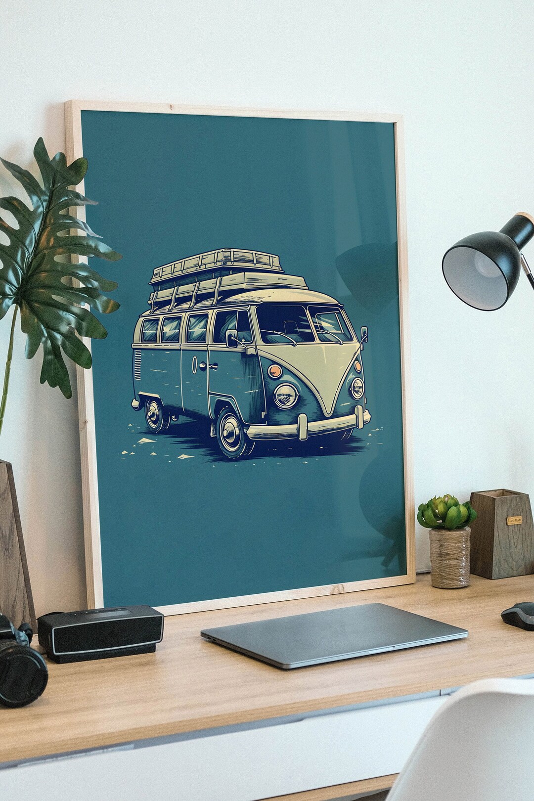 VW Camper Van Bus Poster Vanlife Camping Outdoor - Etsy.de