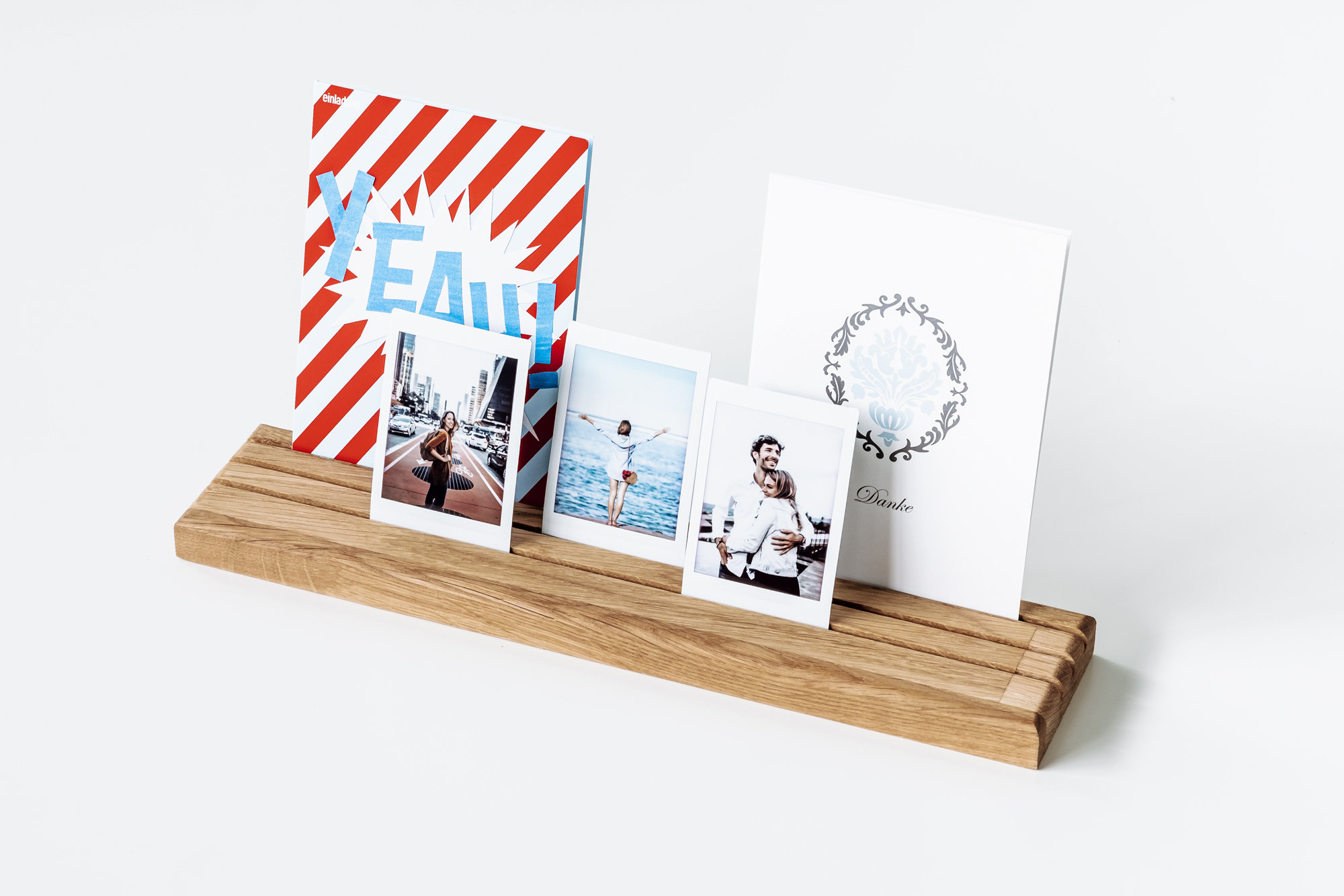 Fotohalter aus Holz 30cm 3 Rillen Instax Fotoständer | Etsy