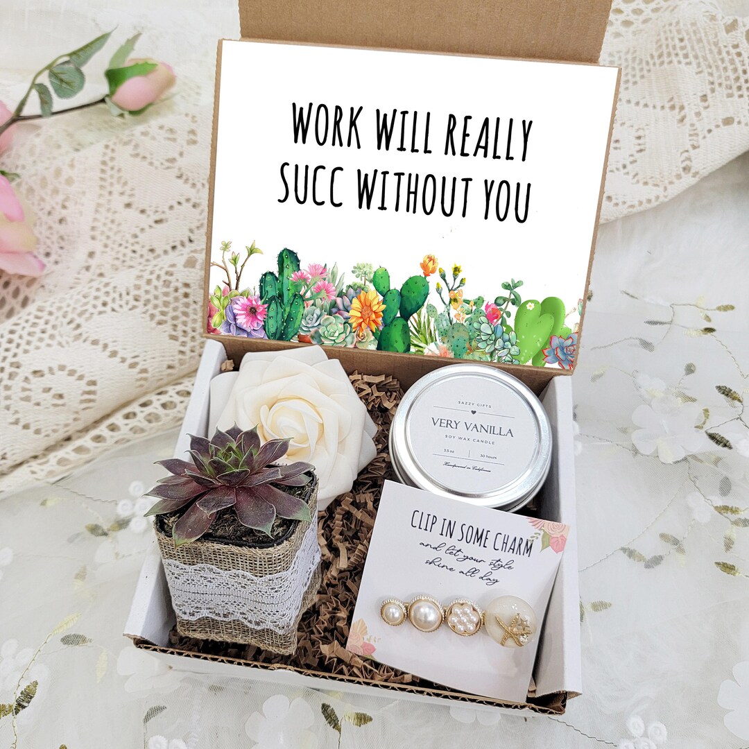 Coworker Goodbye Gift Retirement Gift Box Congratulations Job Promotion ...