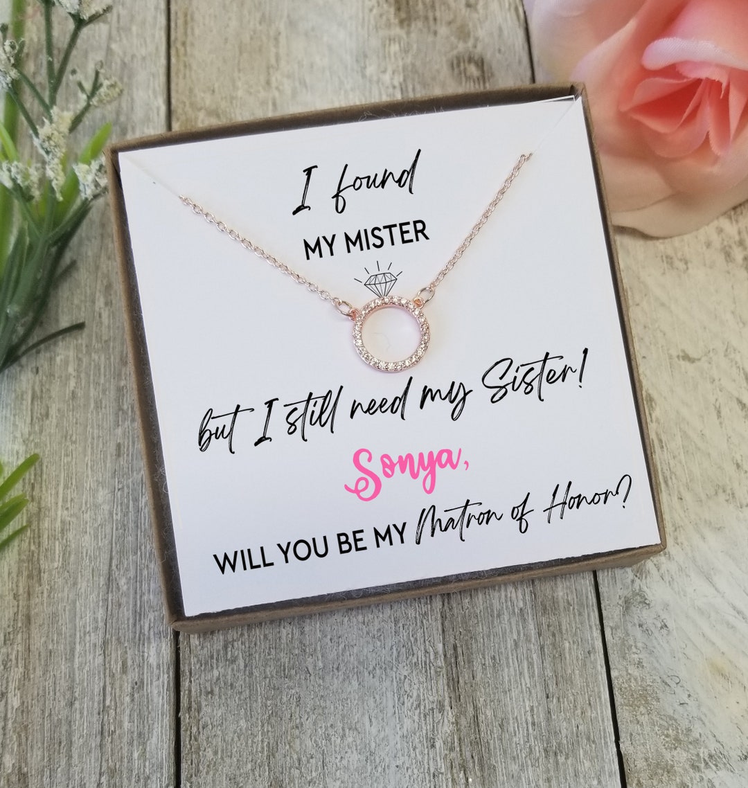 Sister Gift, Sister Necklace, I Found My Mister but I Still Need My ...
