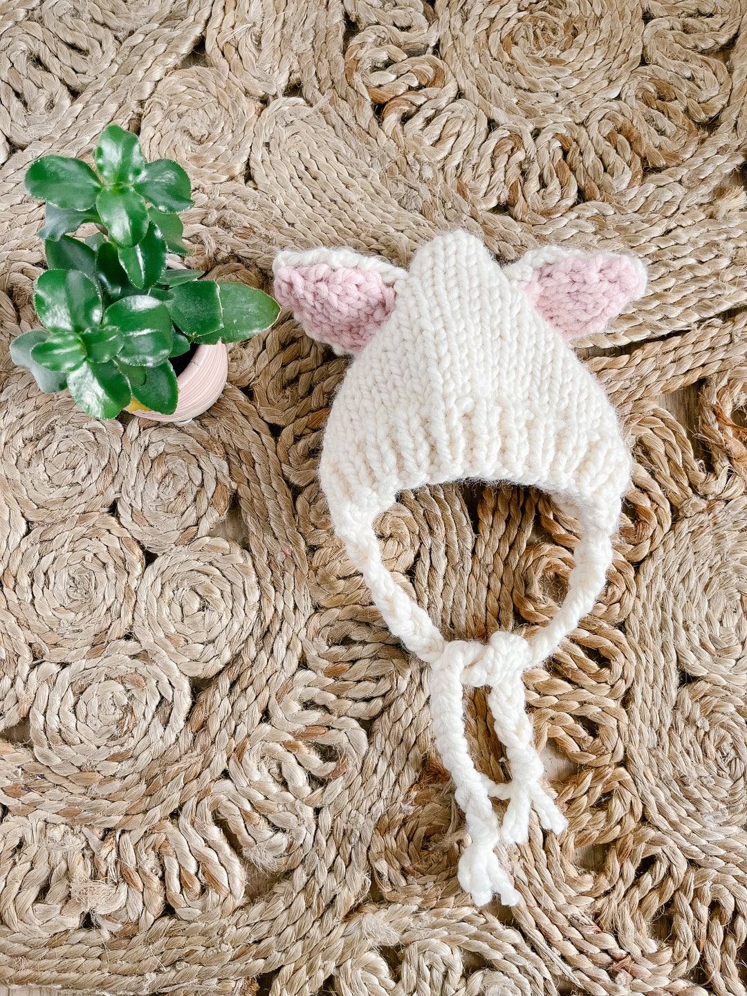 Little Lamb Bonnet Baby Bonnet Easter Gift Spring Bonnet Baby Gift - Etsy