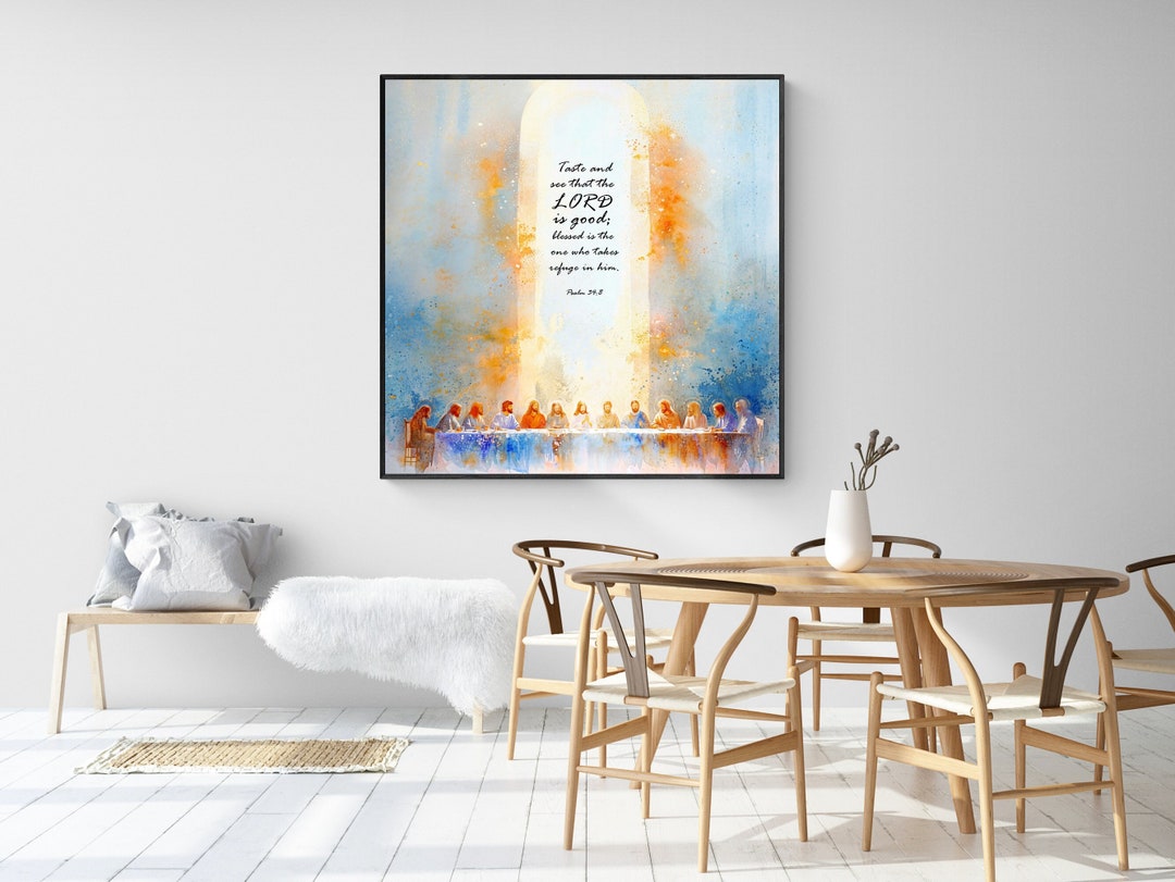 Biblical Digital File Painting Landscape Print Scripture Wall Art Decor ...
