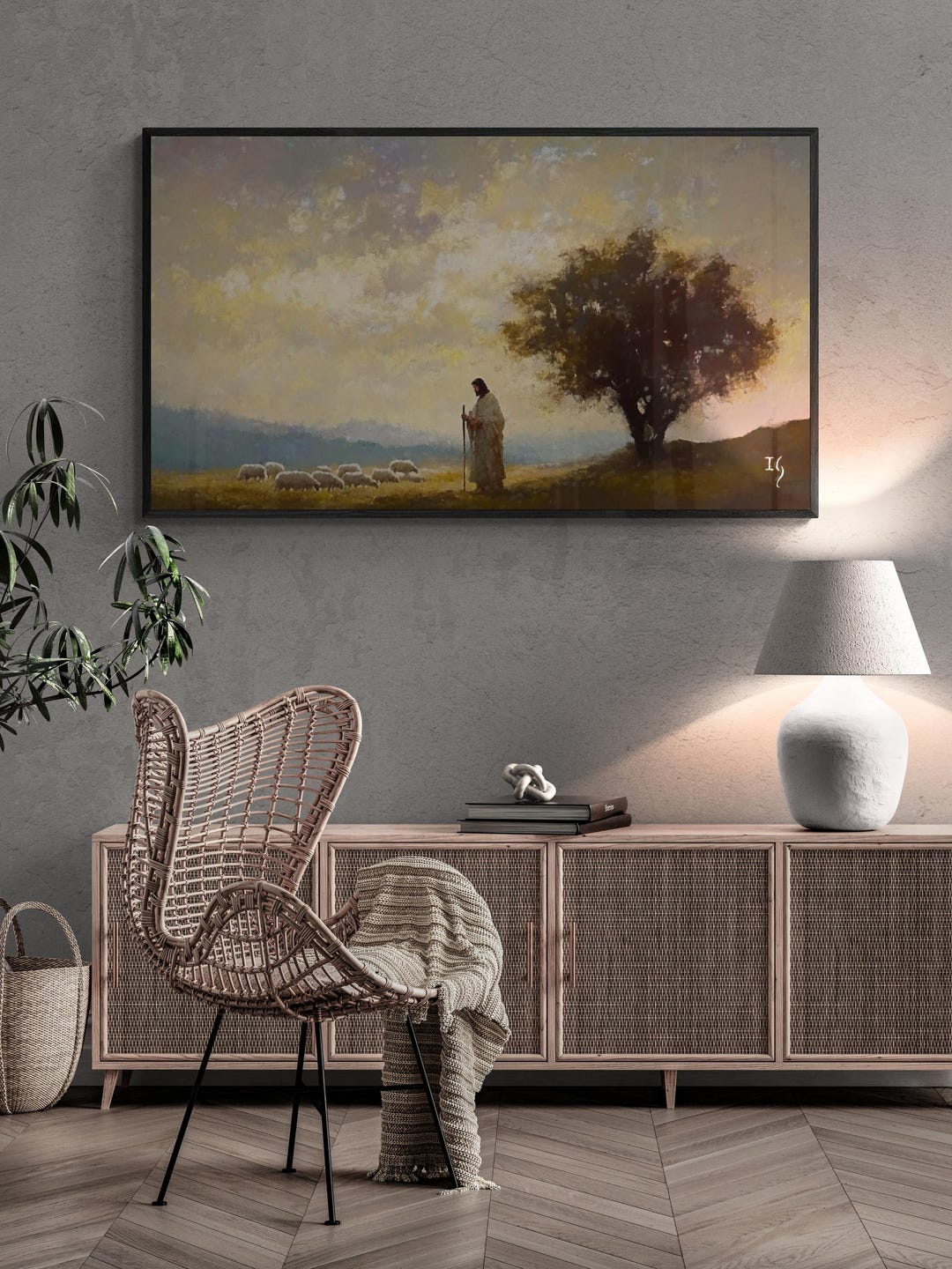 Jesus Christ Wall Decoration Jesus Canvas Art Christian Jesus Christ ...