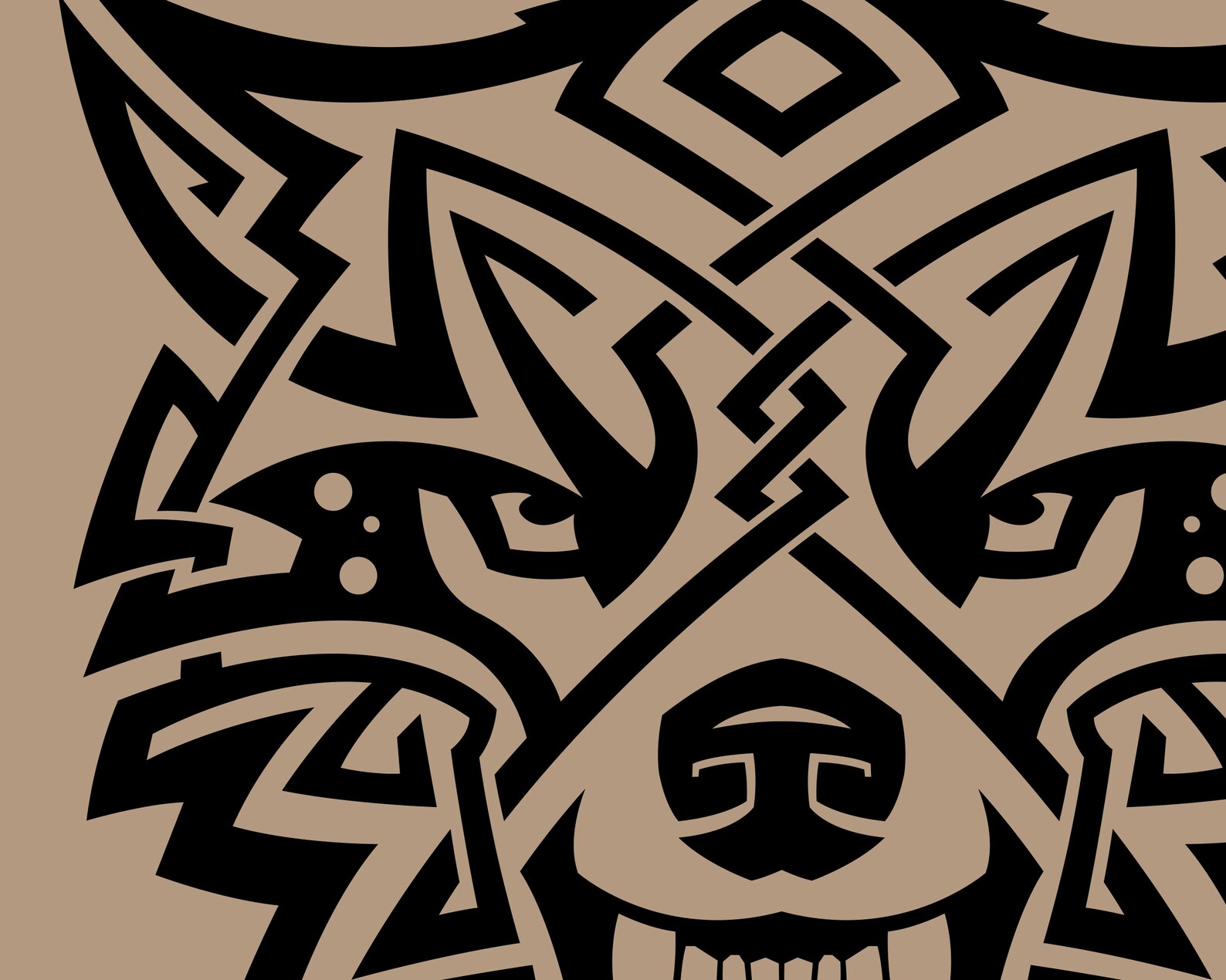 Celtic Wolf Fenrir Viking Medieval Art Logo .svg .png Vector | Etsy