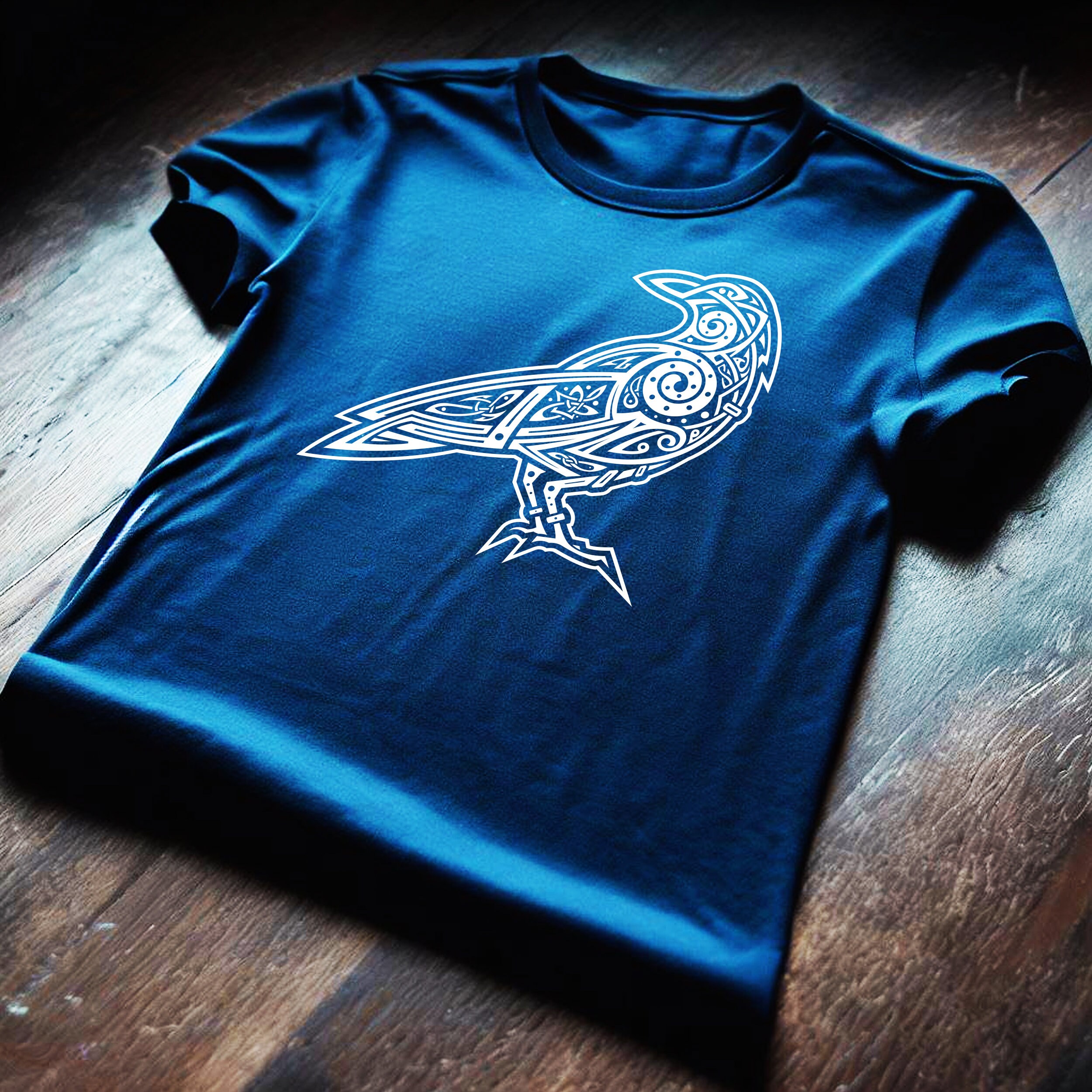 Celtic Raven Viking Tattoo Hugin Munin Logo Art .svg .png Vector for ...