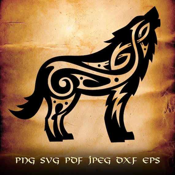 Celtic Wolf Symbol Tattoos